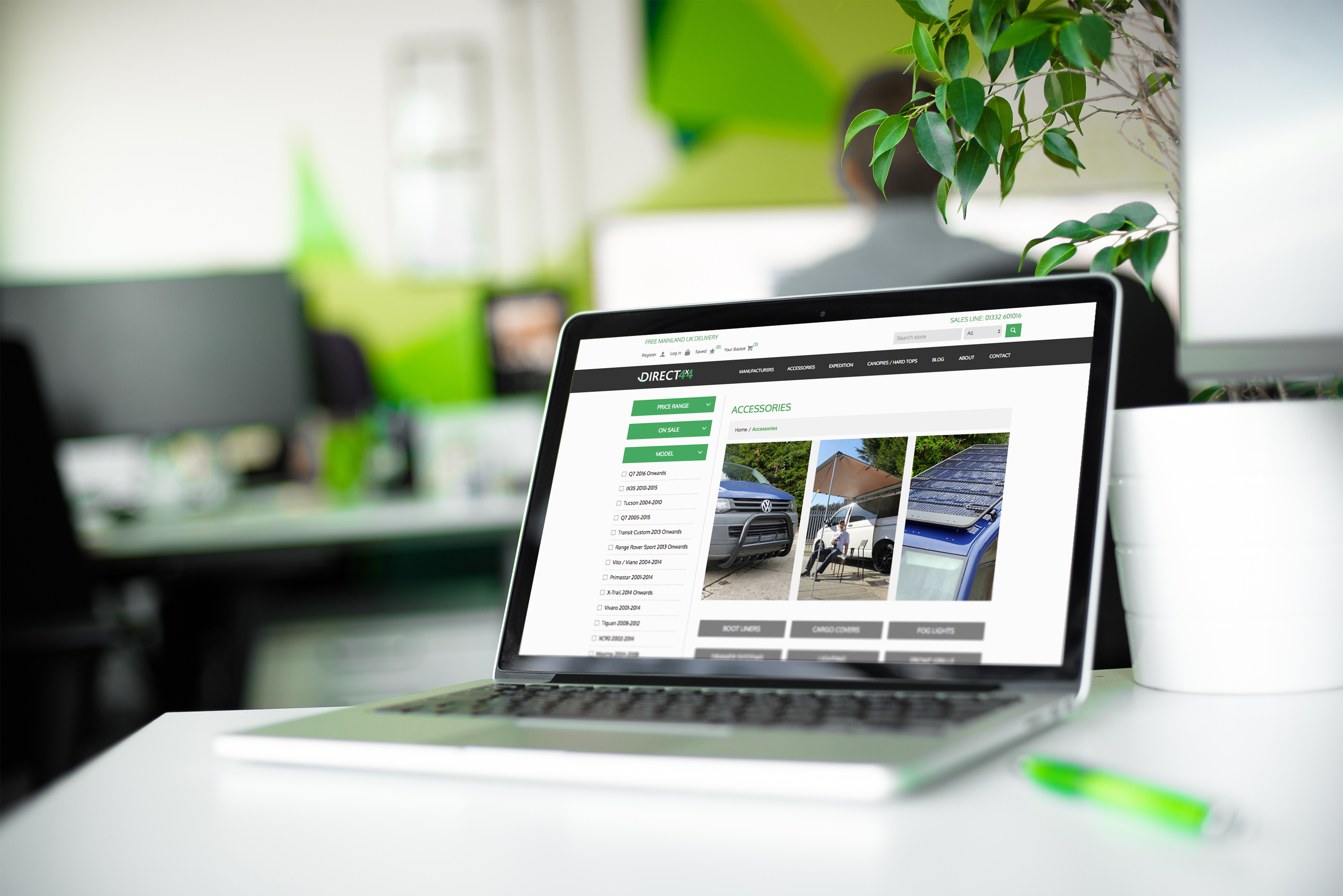 Direct 4x4 Ecommerce Website - Greendog Digital